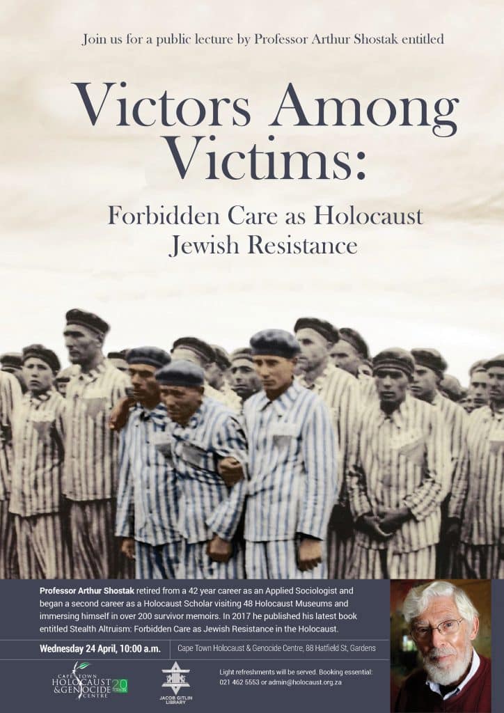 Victor Among Victims: Forbidden Care as Holocaust Jewish Resistance by ...