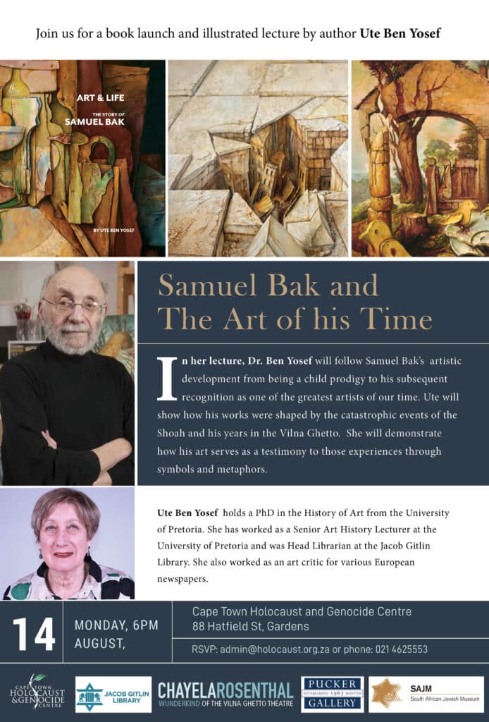 Samuel Bak and the Art of his Time - Cape Town Holocaust & Genocide Centre