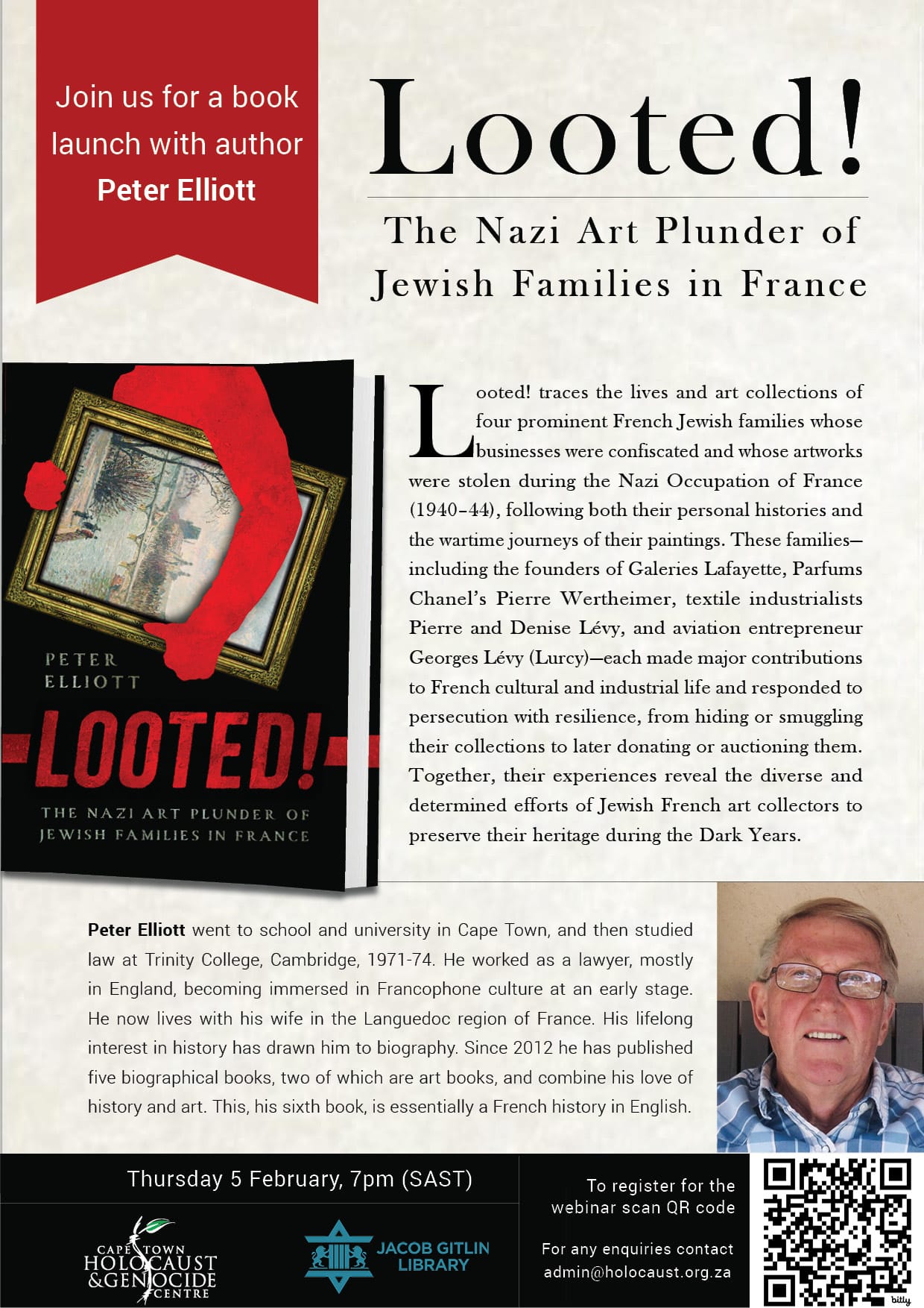 Looted! The Nazi Plunder of Jewish Families in France - Cape Town ...